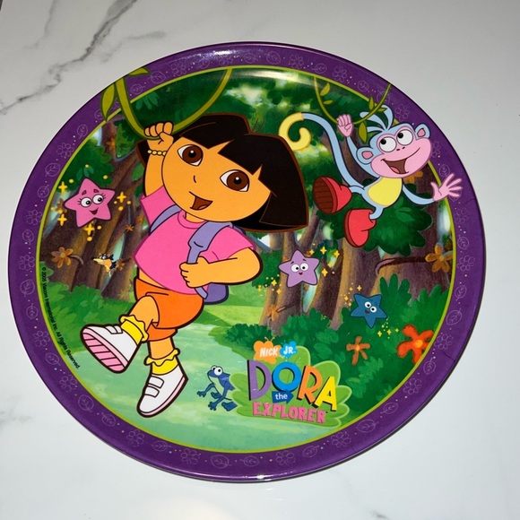 Zak Designs | Dining | Nick Jr Dora The Explorer Plastic Kids Plate ...